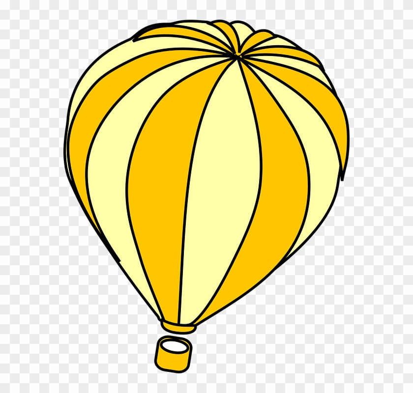 Hot Air Balloon Clip Art Moving - Full Size PNG Clipart Images Download