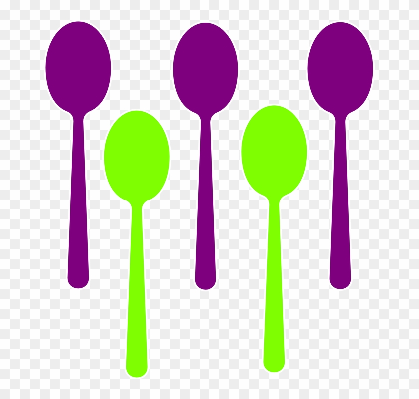 Spoons Cutlery Eating Sign Symbol Restaurant Food - Set Of Spoon ...