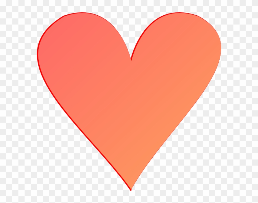 Coral Heart Clipart - Full Size PNG Clipart Images Download