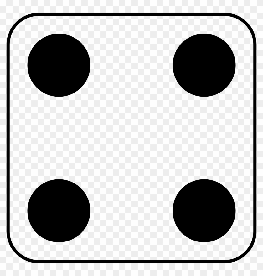Four On A Dice - Full Size PNG Clipart Images Download