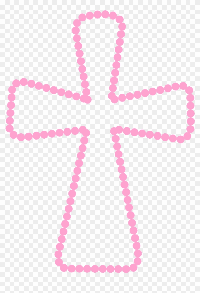 Say Hello - Cruz Rosa Para Primera Comunion - Full Size PNG Clipart ...
