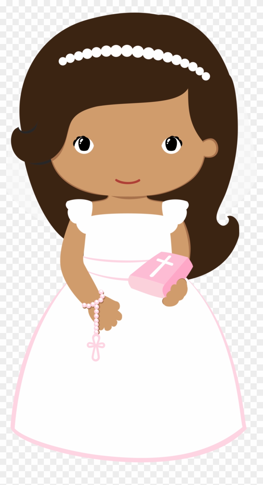 First Communion Girl Clipart - Full Size PNG Clipart Images Download