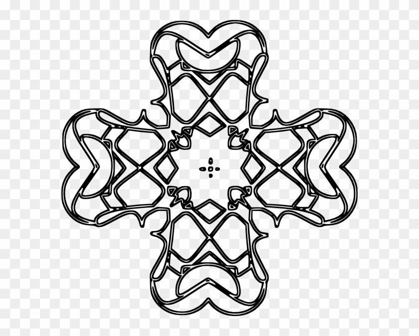 Free Cross Outline - Full Size PNG Clipart Images Download