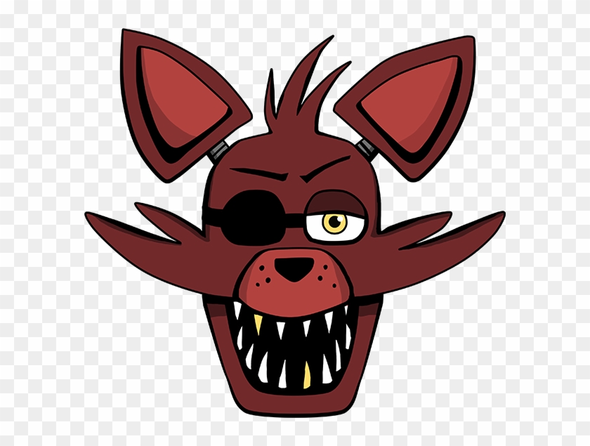 Foxy Head By Kaizerin - Five Nights At Freddy's Foxy Face - Full Size ...