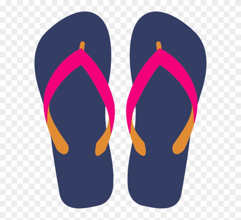 Flip Flops Vector Clip Art - Transparent Background Flip Flops Clipart ...