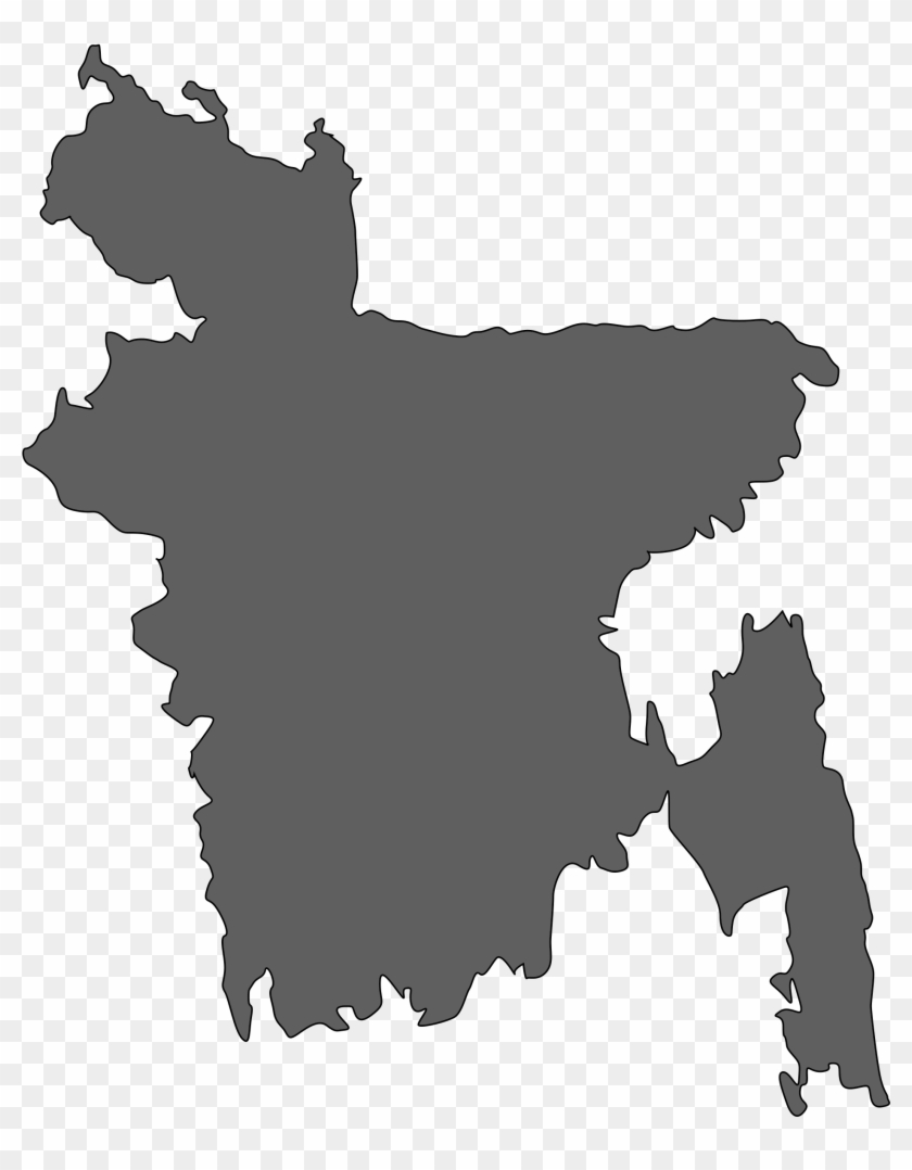 Big Image - Bangladesh Map Vector - Full Size PNG Clipart Images Download