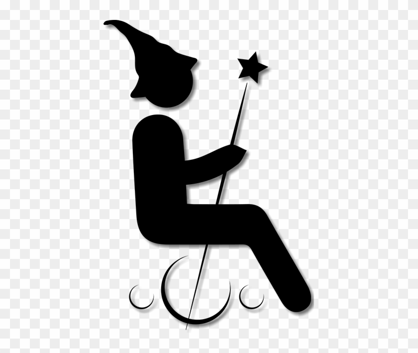 Black Logo - Magic Wheelchair Logo - Full Size PNG Clipart Images Download