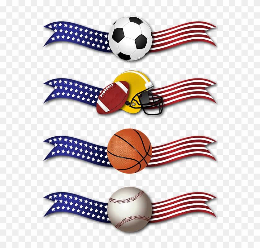 Banner, Sports, Ribbon, Soccer, Football, Basketball - Sports - Full ...