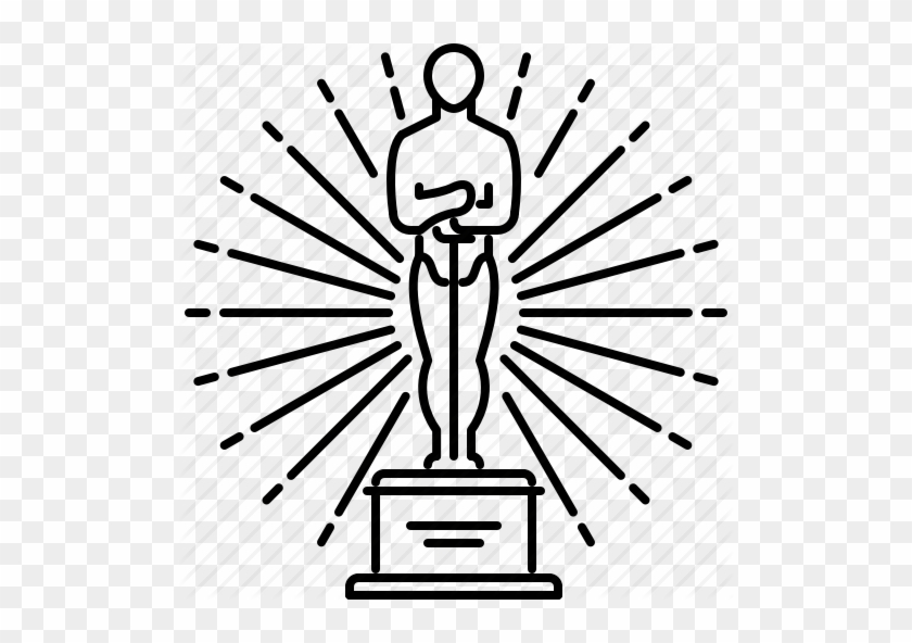Award, Cinema, Film, Filming, Movie, Oscar Icon Icon - Oscar Award ...