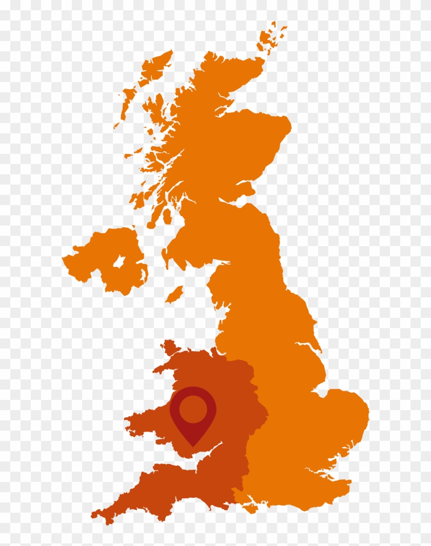 Areas Of Coverage - Map Of Uk - Full Size PNG Clipart Images Download
