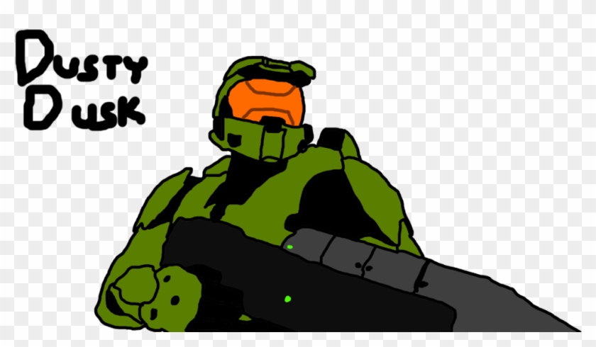 Halo 3 Master Chief By Dustydusk123 - Cartoon - Full Size PNG Clipart ...