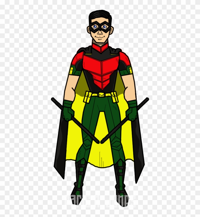 Robin - Robin Costume Game Dick Grayson - Full Size PNG Clipart Images ...