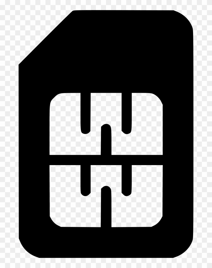 Sim Card Clipart Svg - Mobile Phone - Full Size PNG Clipart Images Download