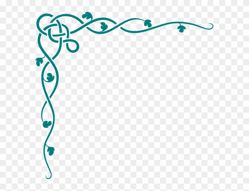 Teal Border Clipart - Clip Art Blue Borders - Full Size PNG Clipart ...