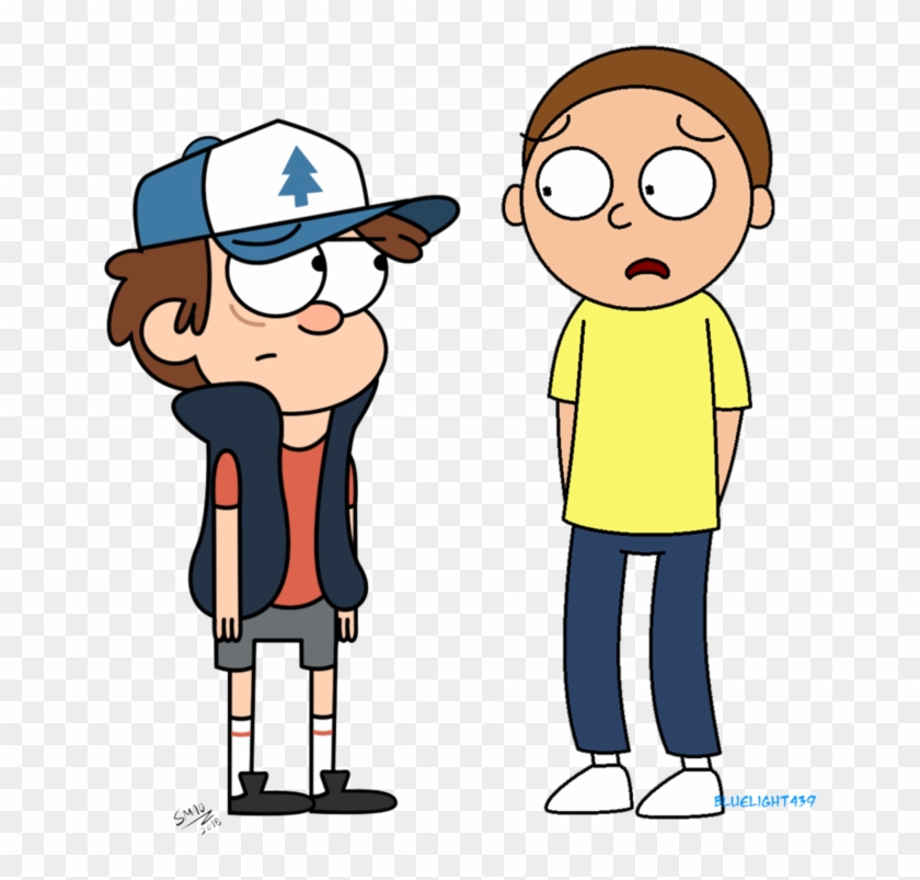 Dipper And Morty By Supermaster10 - Cartoon - Free Transparent PNG ...