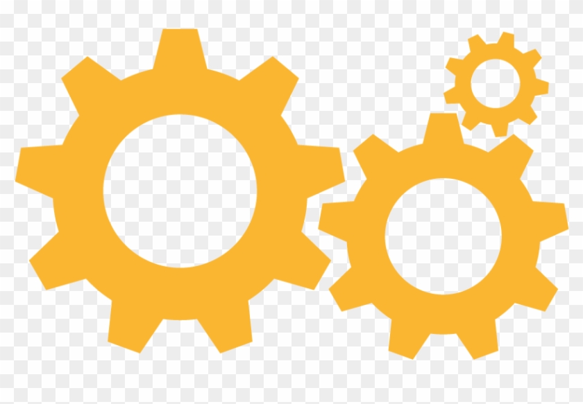 A Cog Icon - Illustration - Full Size PNG Clipart Images Download