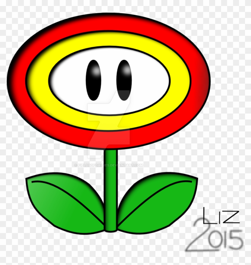 Super Mario Flower By Fieldsofdaisies - Super Mario Flower Clipart ...
