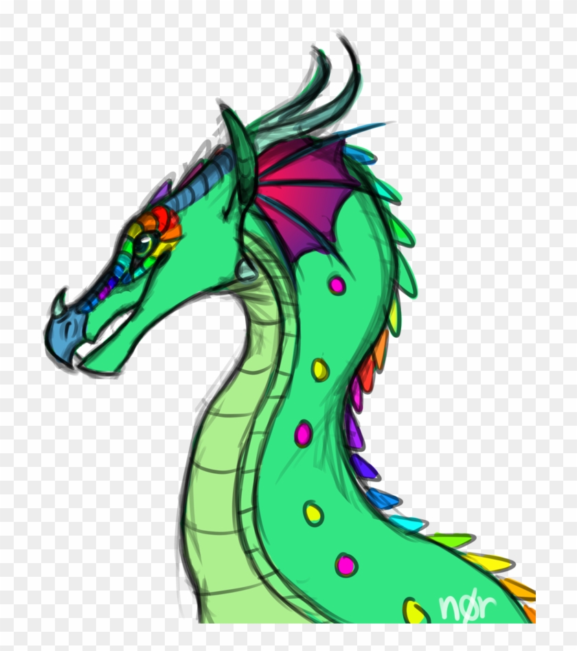 G Rainbow Streak By Noraska-dao6vxs - Cartoon - Full Size PNG Clipart ...