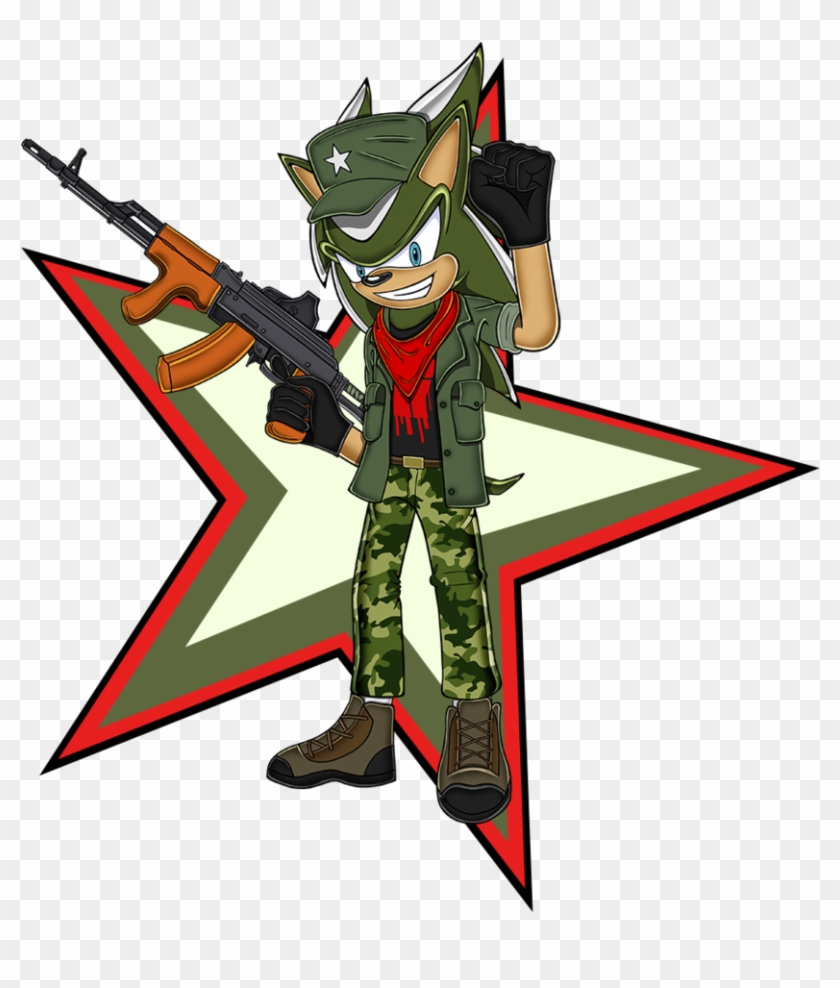 'commandante' Streak The Hedgehog By - Shadow The Hedgehog Ak 47 - Full ...