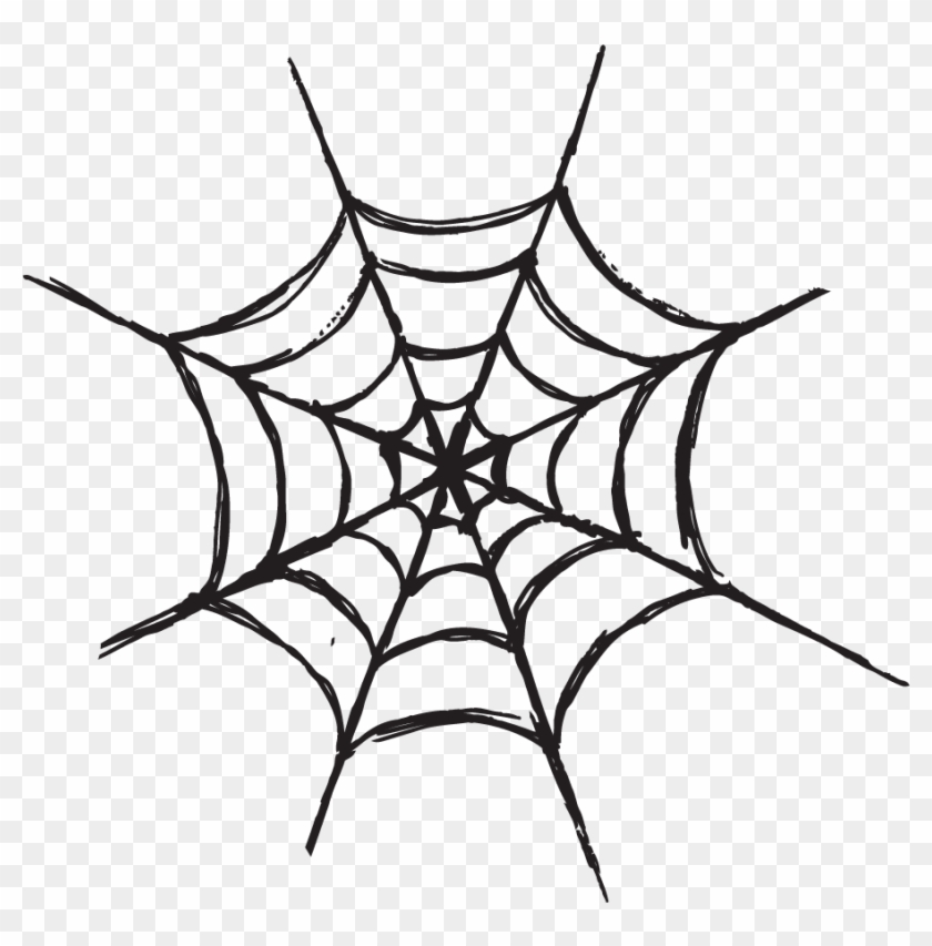 Scary Halloween Clipart - Spider Web Silhouette - Full Size PNG Clipart ...