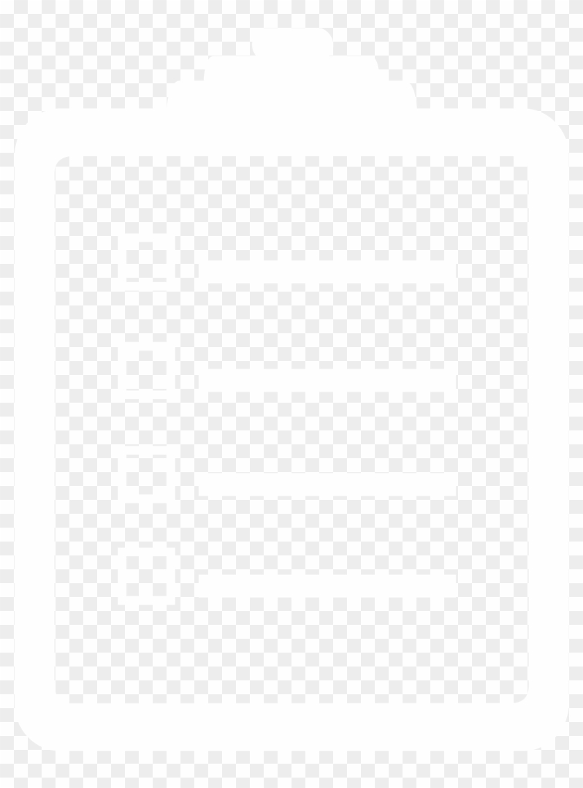 Black And White Checklist Clipart - Project Icon Png White - Full Size ...