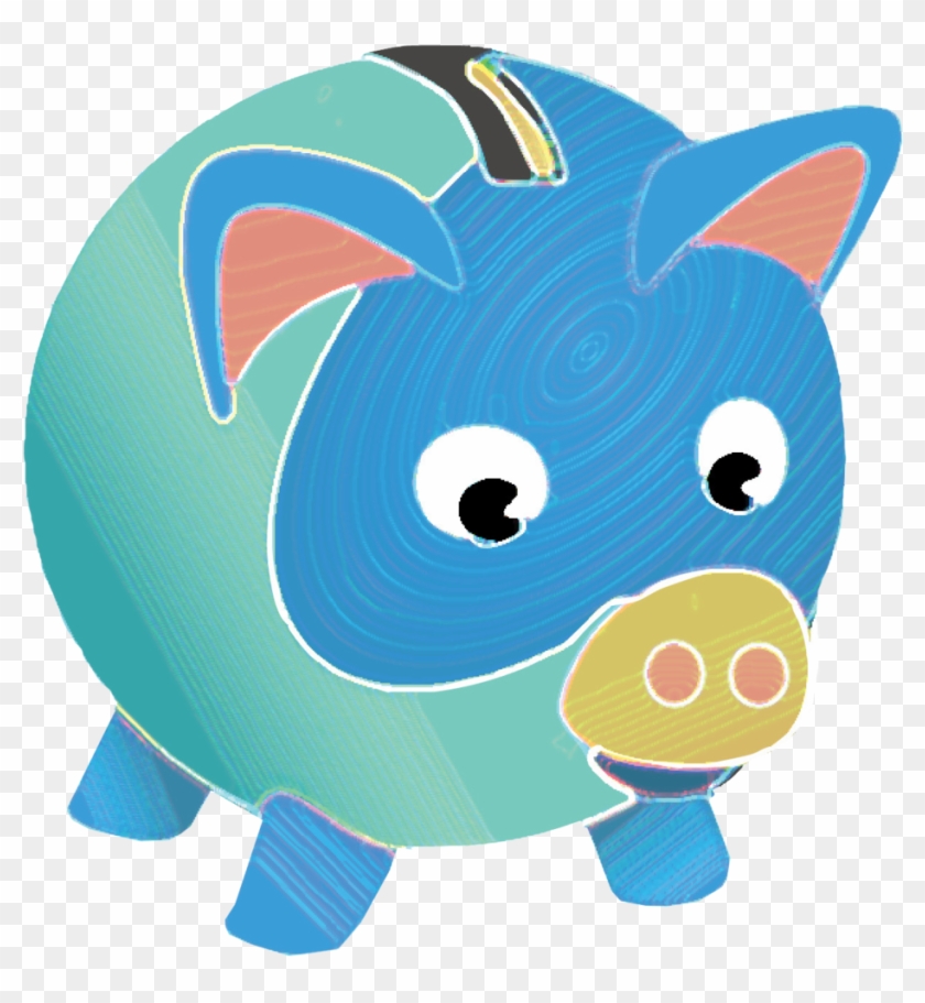 Blue Piggeh - Cartoon - Free Transparent PNG Clipart Images Download