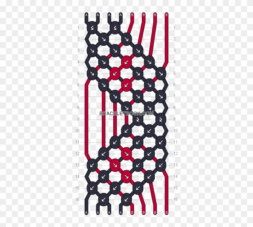 Normal Pattern - Braid Friendship Bracelet Pattern - Full Size PNG ...