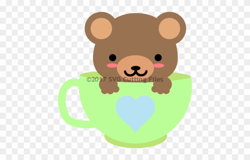 Teddy Bear Tea Clipart
