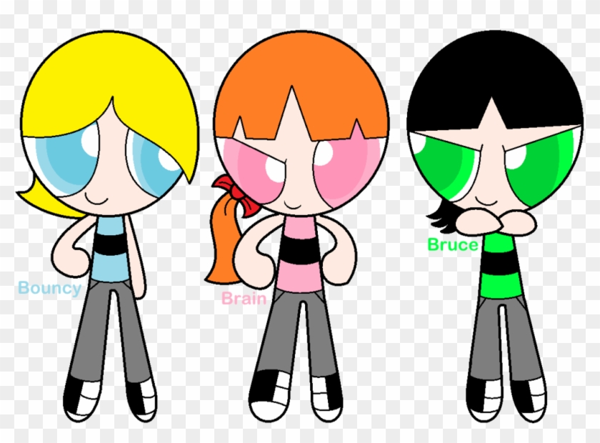 The Powerpuff Boys By Juliahtf - Cartoon - Free Transparent PNG Clipart ...