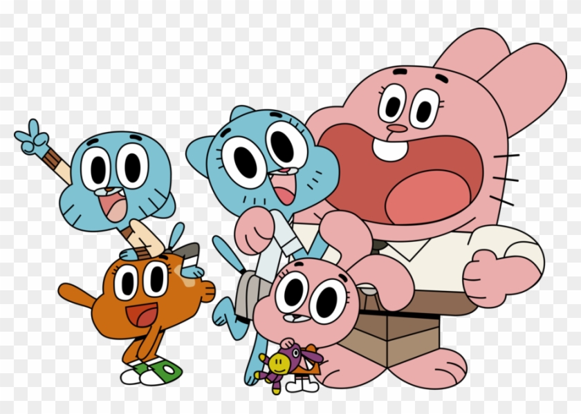 Amazingworldofgumball Clipart - Amazing World Of Gumball Family - Full ...