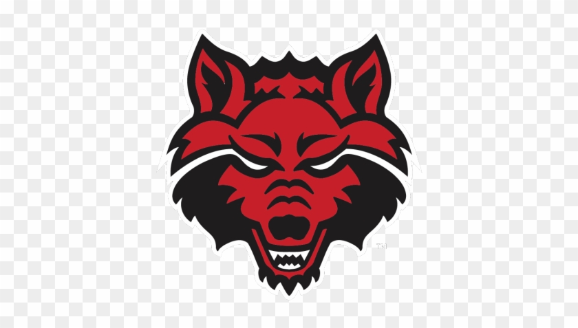 Arkansas State University Red Wolf - Full Size PNG Clipart Images Download