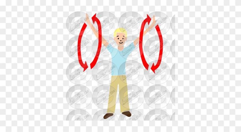 Circle Arms Stencil - Circle - Full Size PNG Clipart Images Download