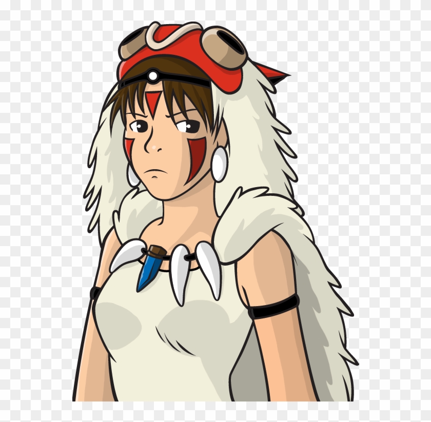 Princess Mononoke By Krimsonangel - Princess Mononoke Png - Full Size ...