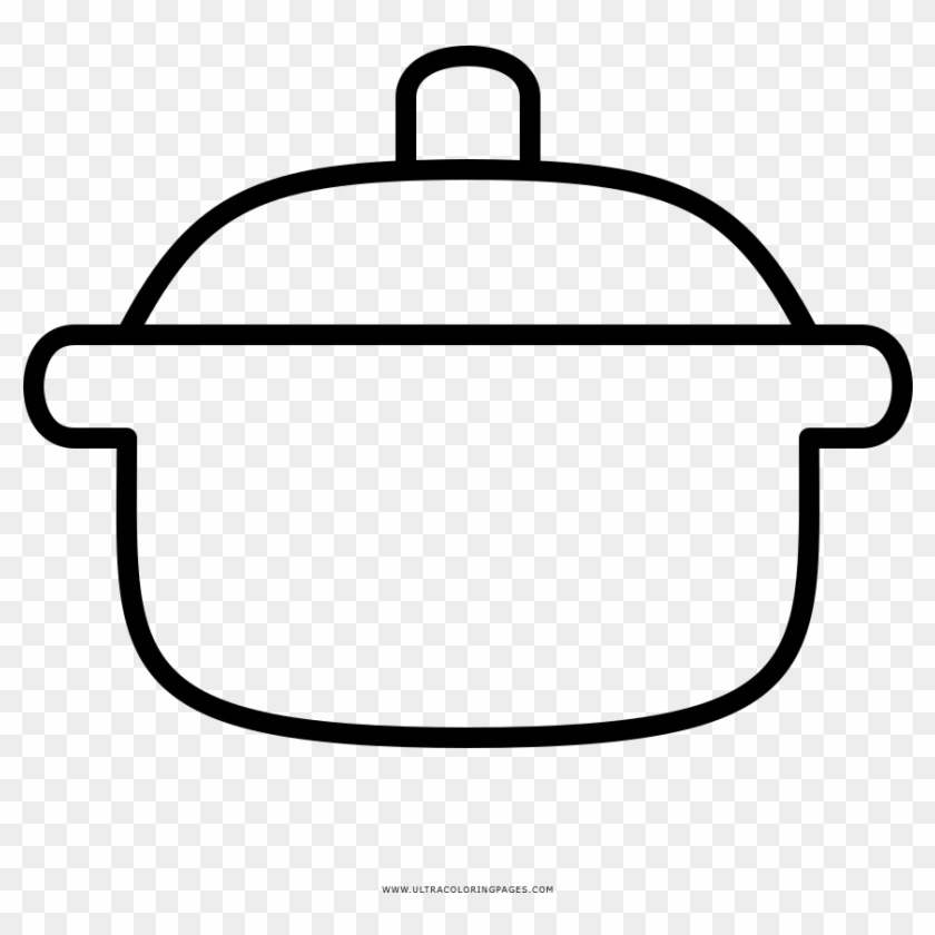 Sauce Pan Coloring Page - Panela Para Colorir - Full Size PNG Clipart ...