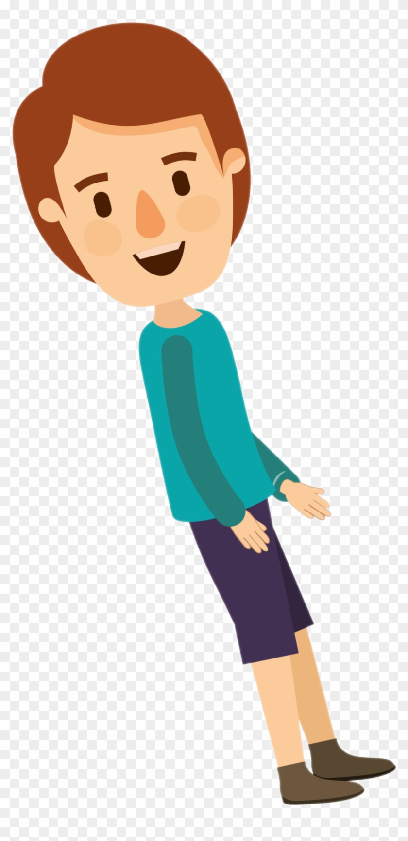 Fear Of Leaning Backward - Cartoon - Full Size PNG Clipart Images Download