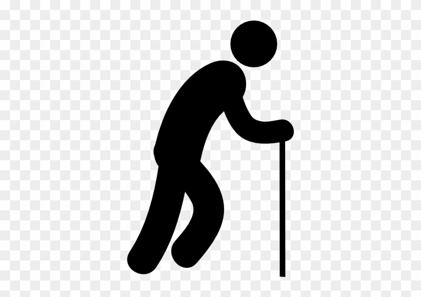 Old Man - Old Man Stick Figure - Full Size PNG Clipart Images Download