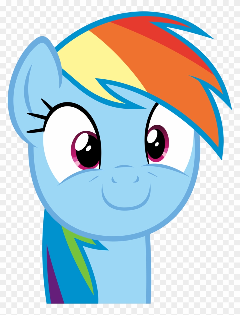 View Collection - Mlp Rainbow Dash Head - Full Size PNG Clipart Images ...