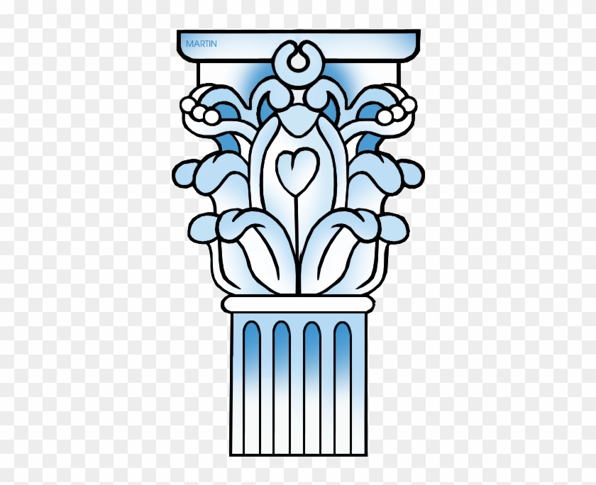 Greek Corinthian Column - Corinthian Order - Full Size PNG Clipart ...