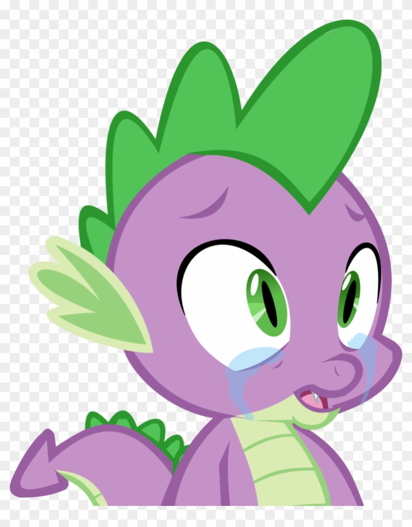 Spike Crying By Chrisgotjar - My Little Pony Spike Sad - Full Size PNG ...