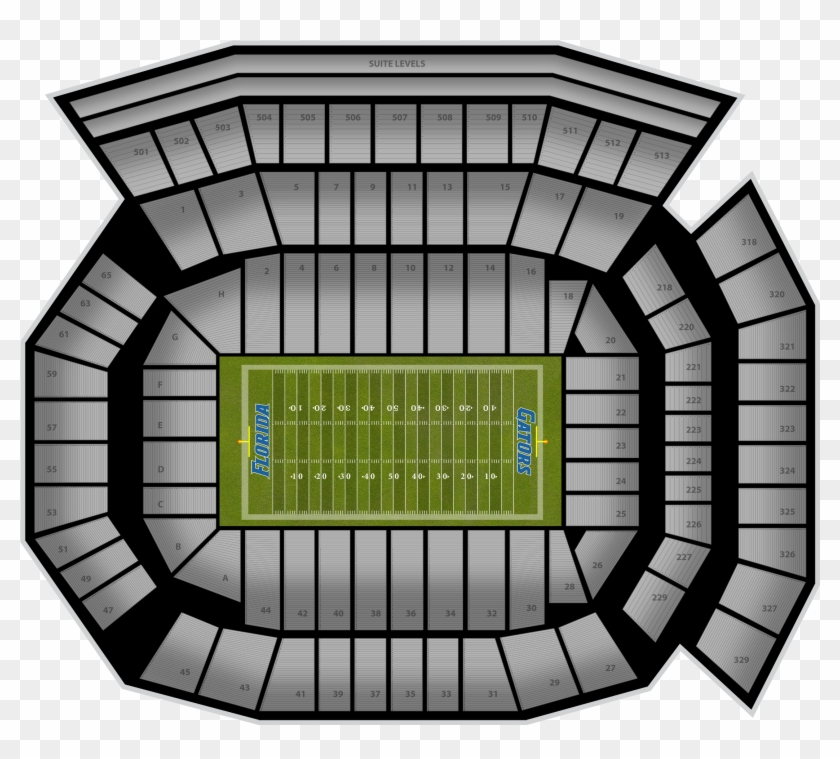 Ben Hill Griffin Stadium - Full Size PNG Clipart Images Download
