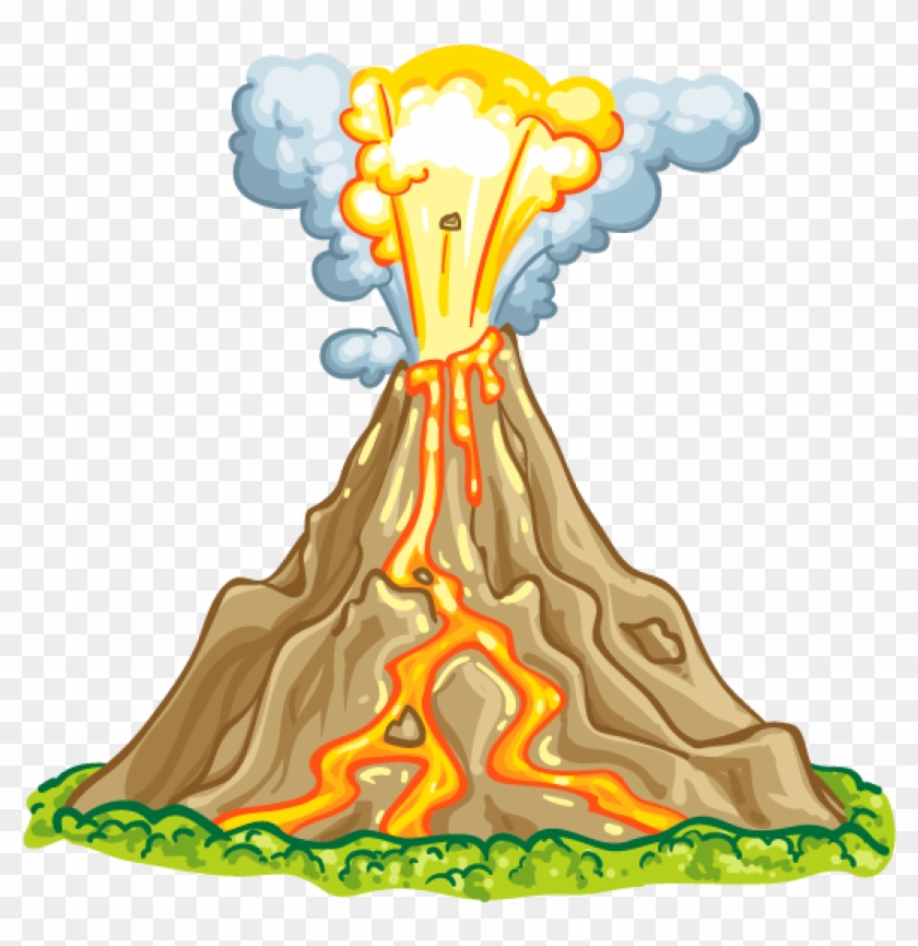 Magma Seeps Through - Transparent Volcano - Full Size PNG Clipart ...