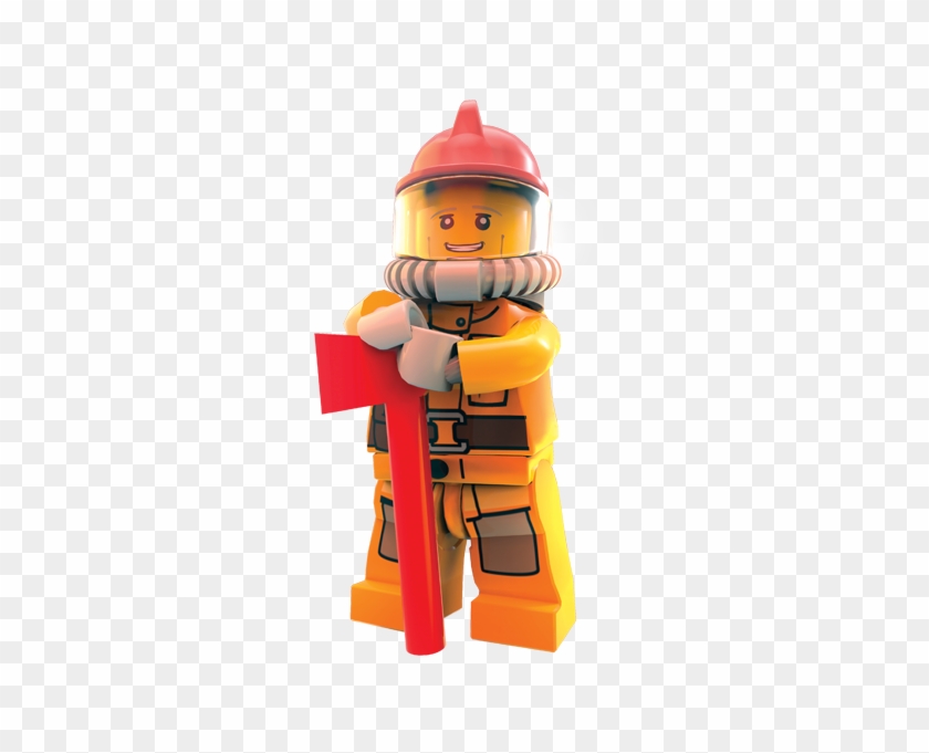 Chase-fireman - Lego City Undercover Fireman - Full Size PNG Clipart ...
