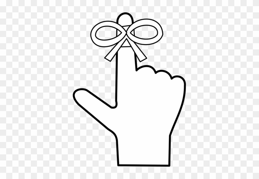 How Soon We Forget - Reminder Finger With String - Full Size PNG ...