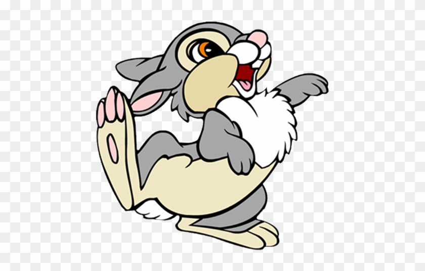 Rabbit Cartoon Clip Art Cliparts - Thumper Transparent Background ...