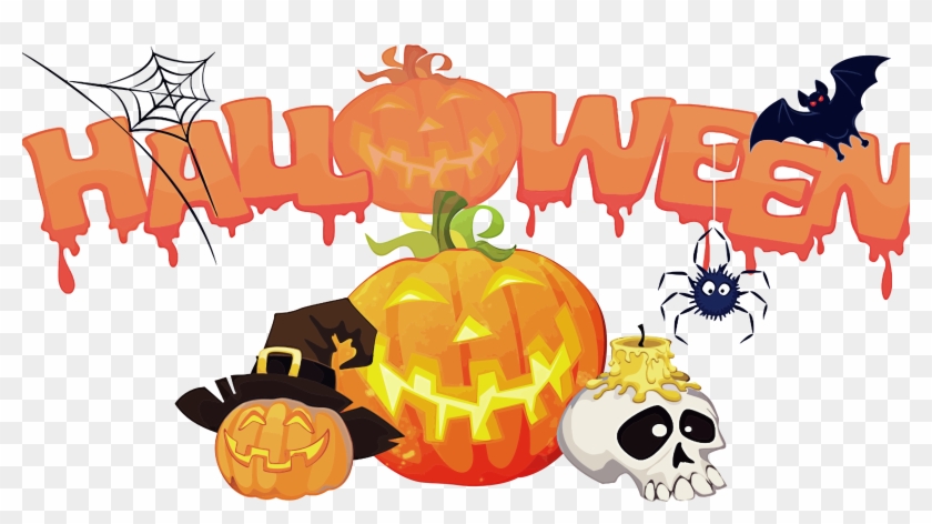 October Decorations Cliparts - Halloween Png - Full Size PNG Clipart ...