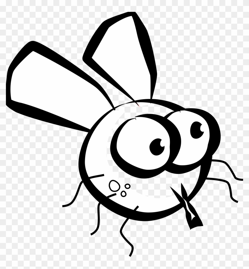 Cartoon Fly Svg Openclipart - Flies Cartoon - Full Size PNG Clipart Images Download