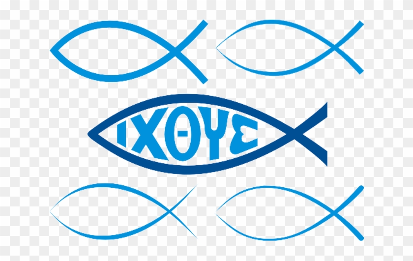 Image Of The Christian Fish Or Ichthys - Jesus Fish - Full Size PNG ...