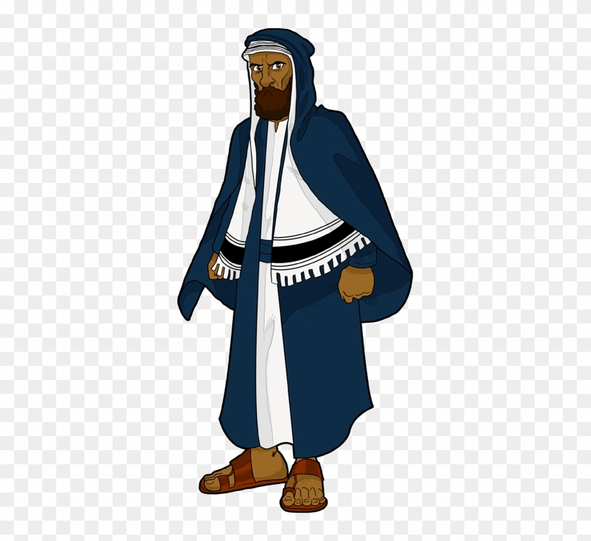 Pharisee From The Temple - Characters From Jesus Time - Full Size PNG ...