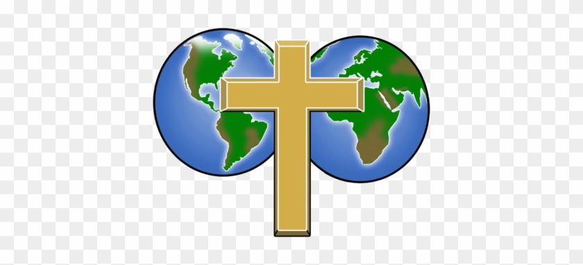Cross Globe Clipart - World Globe With A Cross - Full Size PNG Clipart ...