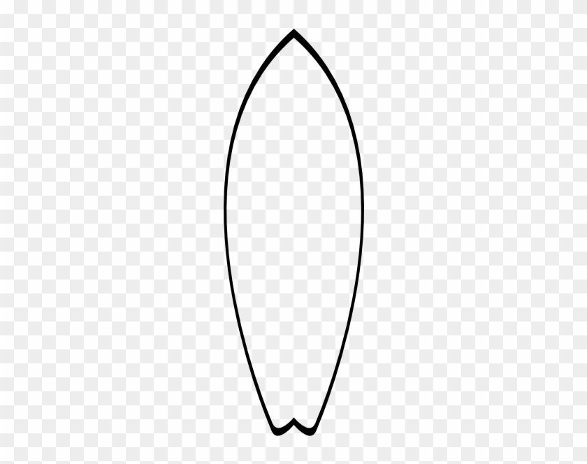 White Surfboard Clip Art - Line Art - Full Size PNG Clipart Images Download